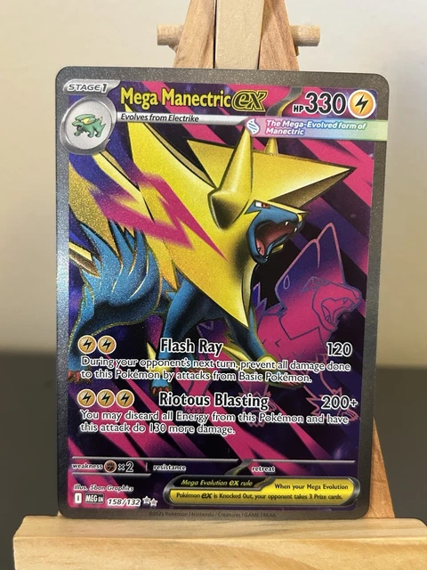 POKÉMON TCG: MEGA Manectric EX 158/132 Mega Evolution - Near Mint £4.90 ...