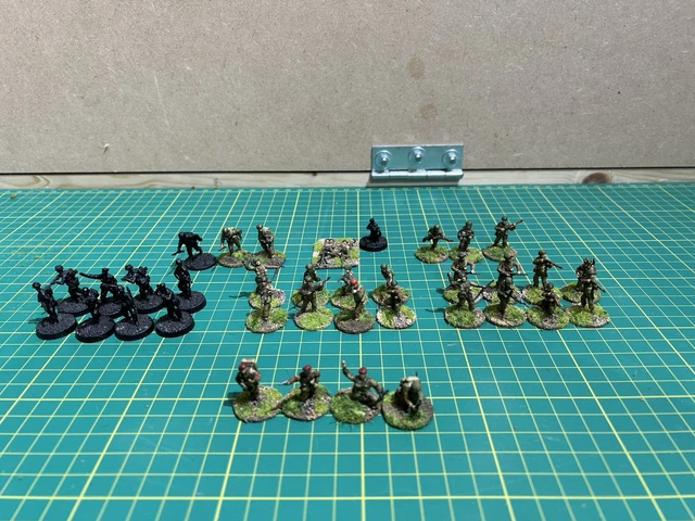 1/72 WW2 BRITISH Paratrooper Platoon Painted Job Lot Plastic And Metal ...
