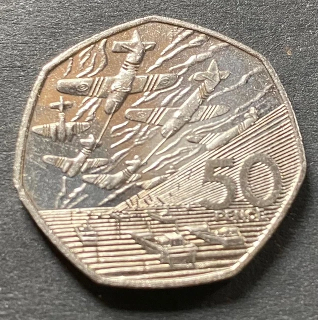 1994 50P COIN D Day Landing Old Large Style Fifty Pence Battle Of ...