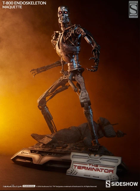 TERMINATOR ENDOSKELETON T-800 exclusive Sideshow Maquette Statue Figur ...