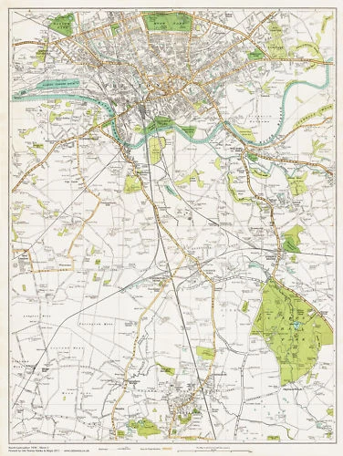 PRESTON & LEYLAND area map Lancashire 1934 Sheet 3 £18.99 - PicClick UK