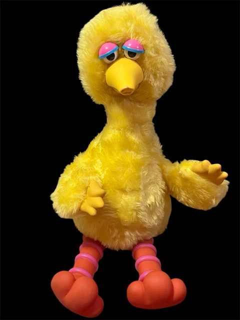 VINTAGE 1990 TYCO Big Bird Story Magic Animated Plush Toy Cassette ...