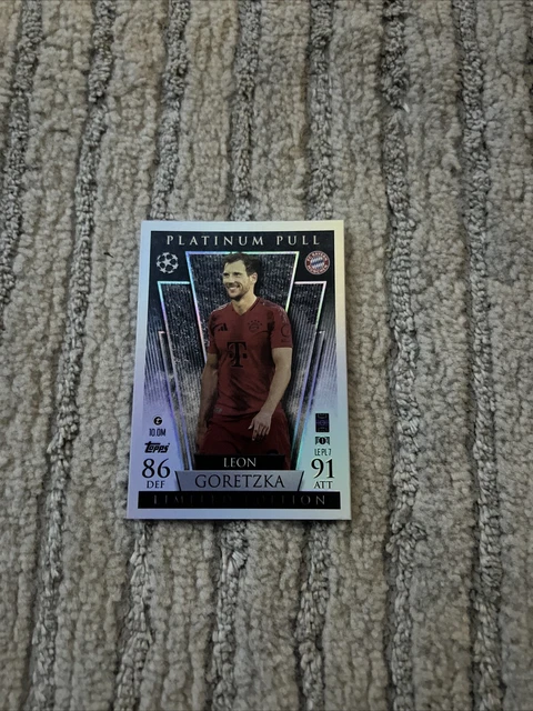 PLATINUM PULL LEON Goretzka Match Attax 2024/2025 Bayern Munich 24/25 ...