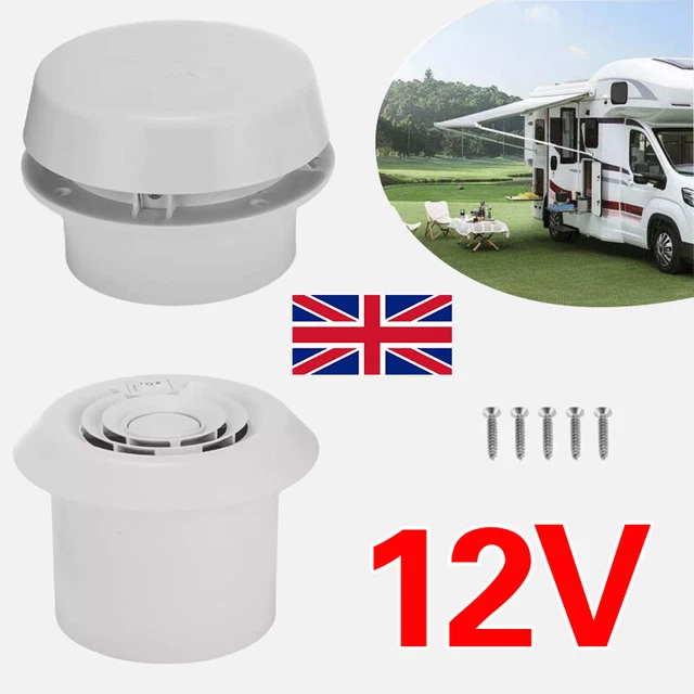 COMET 12V MUSHROOM Roof Air Vent Electric Fan Ventilator Caravan ...