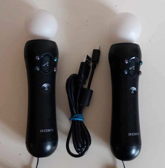 SONY PLAYSTATION VR Move Motion Controller X2 - Nero con cavo di ...