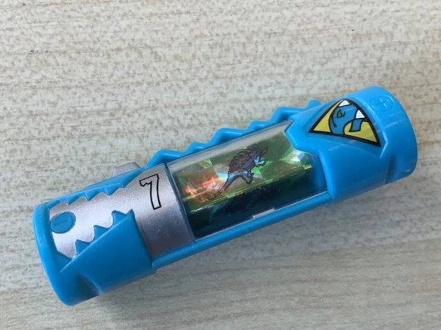 POWER RANGERS DINO Charge #7 ANKYLOSAURUS Energem Charger - Blue Grey £ ...