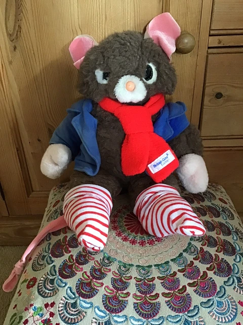 VINTAGE LEFRAY BRITISH Gas Maynard Mouse Brown Large Soft Plush Toy 16 ...