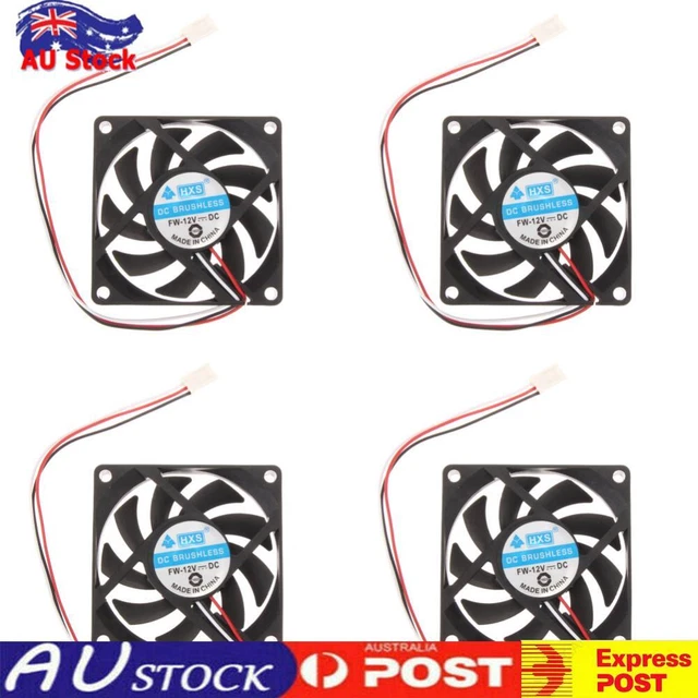 PORTABLE COMPUTER CASE Cooler 12V 7cm 70mm PC CPU Cooling Cooler Fan ...