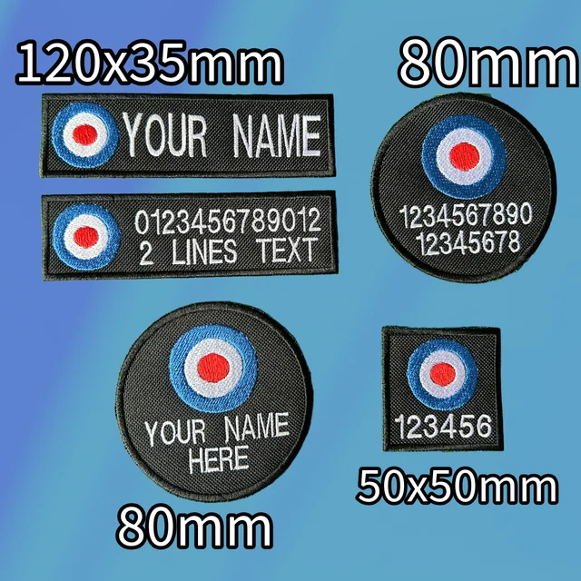 RAF ROYAL AIR FORCE Name Tape Identifier Badge Patch Embroidered ...