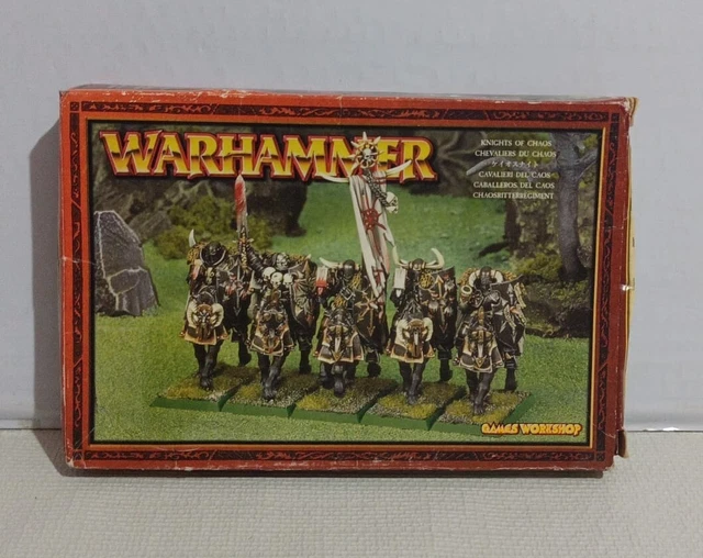 CAJA VACIA WARHAMMER Fantasy Battles Whf Caballeros Del Caos/Knights Of ...