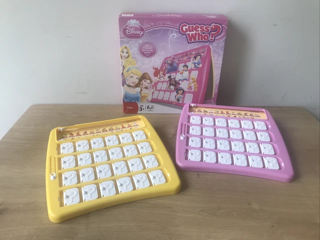 DISNEY PRINCESS GUESS Who Family Kids Board Game By Hasbro Freepost £15 ...