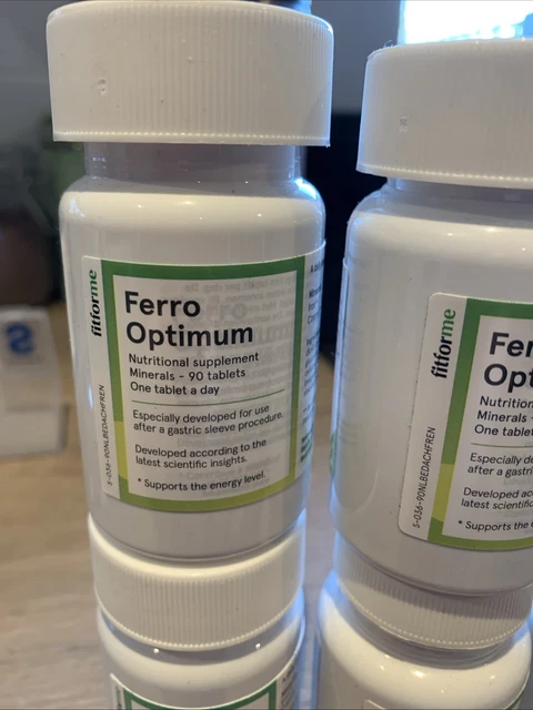 IRON TABLETS - Ferro Optimum With Copper. 15 Months Supply. NEW £29.30 ...