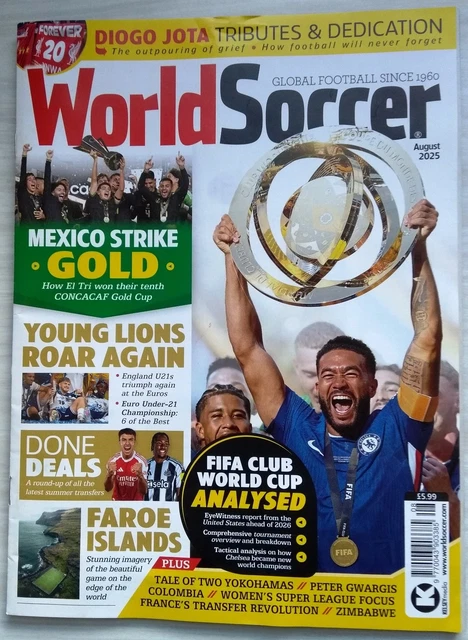 WORLD SOCCER MAGAZINE August 2025 Football FIFA Club World Cup Faroe ...