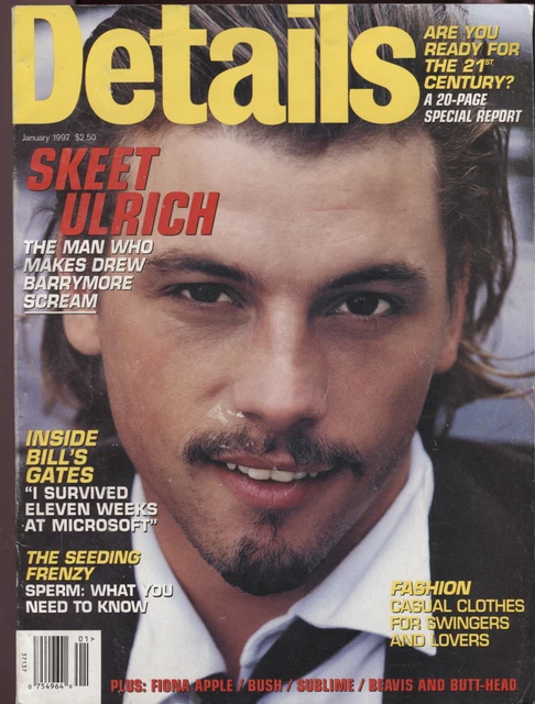 DETAILS - JANUARY 1997 Skeet Ulrich Fiona Apple Sublime Bush Magazine ...