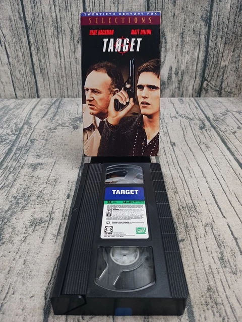 TARGET (VHS, 1985) Gene Hackman, Matt Dillon - Pre-Owned, Good ...