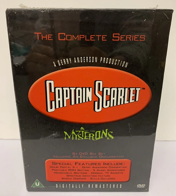 CAPTAIN SCARLET AND the Mysterons: The Complete Series DVD Brand New ...