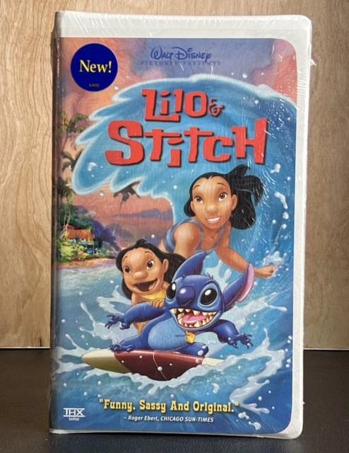 DISNEY'S LILO & Stitch VHS Clamshell Movie Animation Walt Disney Sealed ...