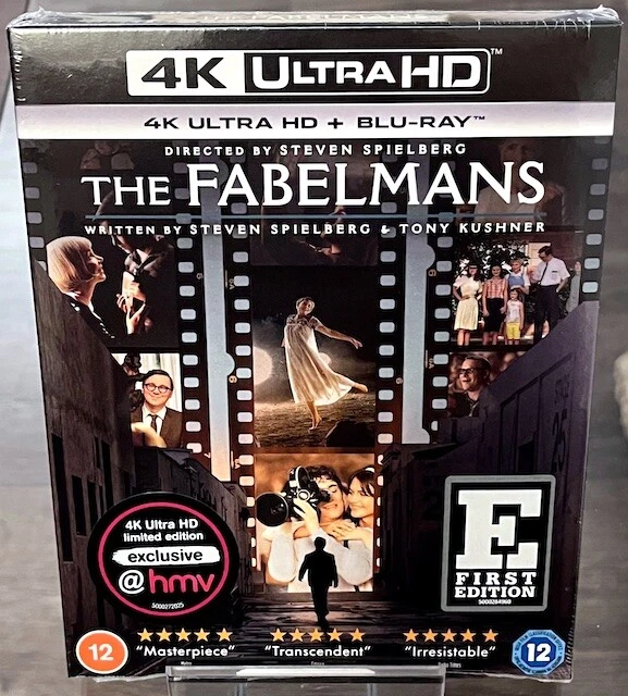 THE FABELMANS 4K UHD & Blu-Ray Set - HMV First Edition Exclusive - NEW ...