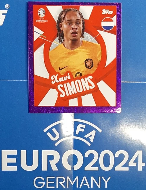 TOPPS - UEFA EURO EM 2024 - Niederlande - Xavi Simons - Player To Watch ...