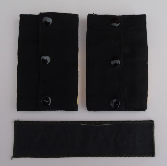 ROYAL NAVY OFFICER Rear Admiral Rank Slides/Epaulettes - RN - New £19. ...