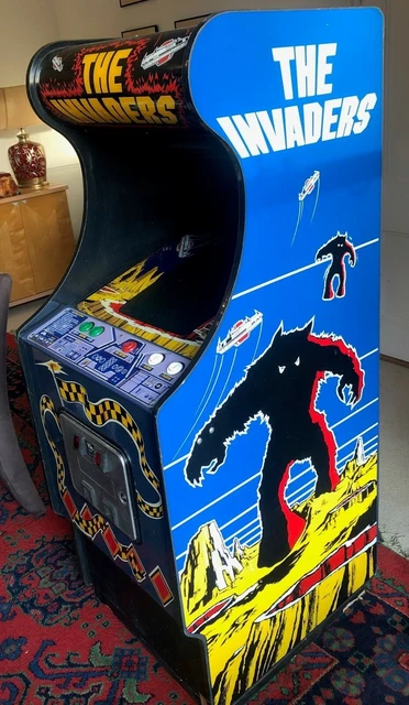 THE INVADERS-RARE VINTAGE arcade machine- Zaccaria. Space invader video ...