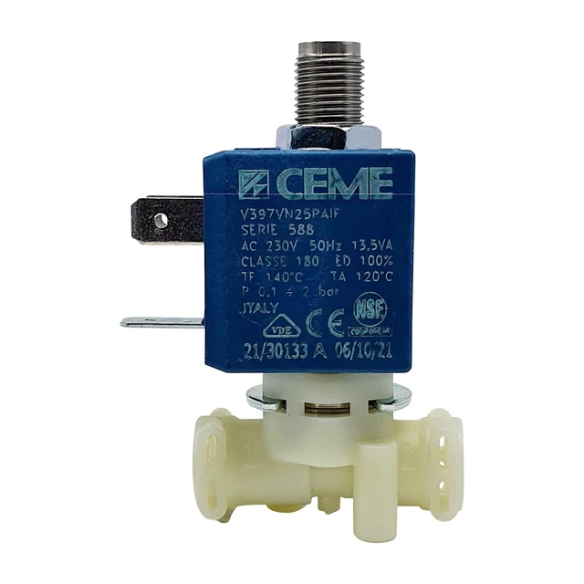CEME V397VN25PAIF 3-WAY Solenoid Valve 0.1-2 Bar 230V C14 £31.28 ...