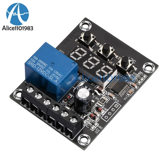 VOLTAGE DETECTION MODULE Relay Switch Circuit Monitoring Protection 12V ...
