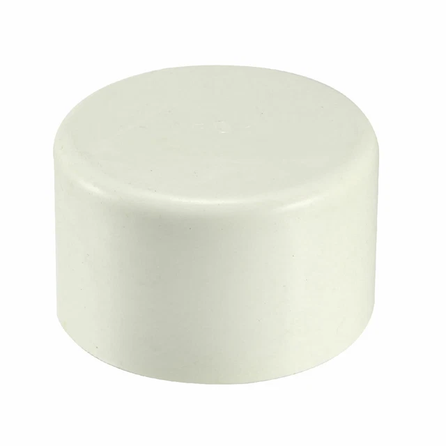 50MM PVC PIPE Cap Fitting, Slip End Caps DWV(Drain Waste Vent) White ...