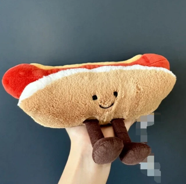 JELLYCAT HOT DOG Plush Toy - Amuseables Whimsical Stuffed Animal Gift £ ...