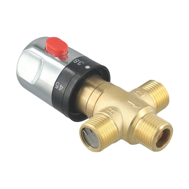 CONSTANT TEMPERATURE VALVE Brass Body Precise Temperature Control For ...