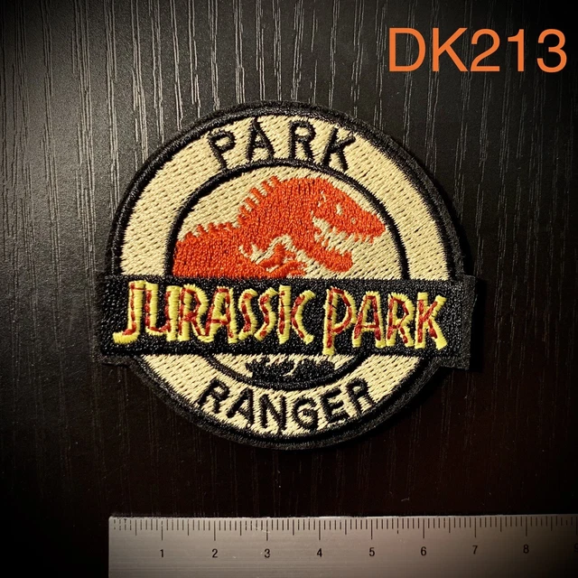 Jurassic Park Patches Iron On Jurassic Park Embroidered Iron-on Patch ...