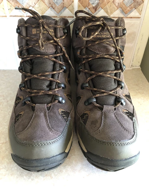 MOUNTAIN WAREHOUSE BROWN Suede Mix Isodry Walking Boots - Size 8 £15.00 ...