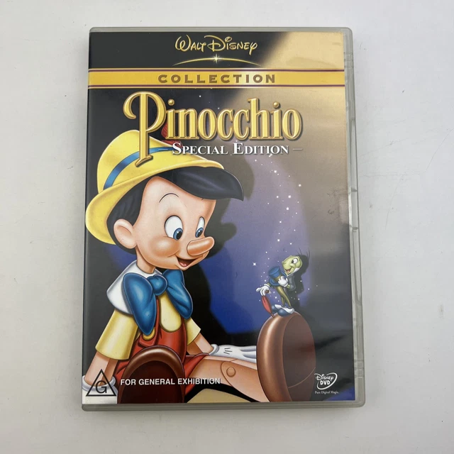 PINOCCHIO DVD 1940 Disney Classic Animation Region 4 PAL £6.86 ...
