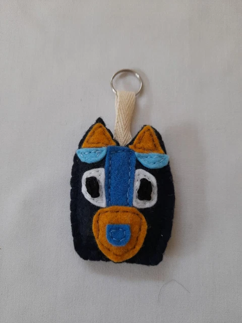 HANDMADE BLUEY KEYRING Bag Cartoon CBeebies Disney Dingo Dog £3.25 ...