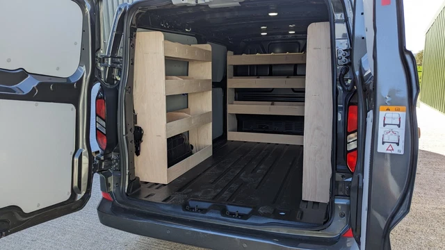 FORD TRANSIT CUSTOM Van Racking New 2024 Model SWB Van Shelving Tool ...