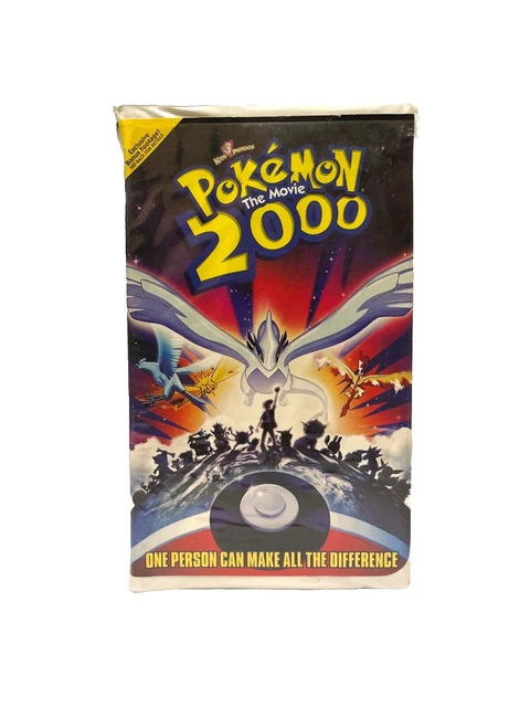 POKÉMON THE MOVIE 2000 (VHS, 2000, Clamshell) Warner Bros Pre-owned ...