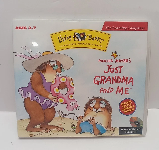 VINTAGE MERCER MAYER Little Critter JUST GRANDMA & ME Living Books Cd ...