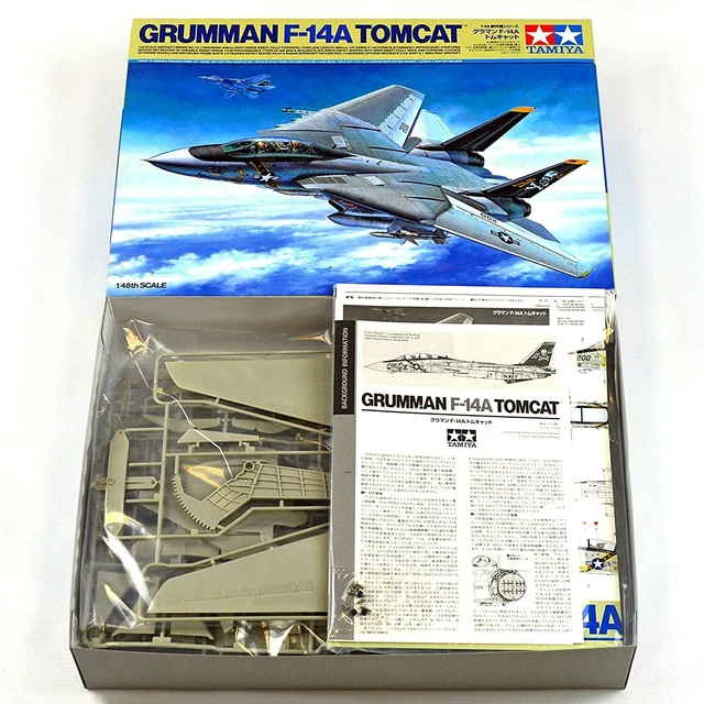 TAMIYA 61114 1/48 Scale U.S Grumman F-14A Tomcat Extras EUR 132,16 ...