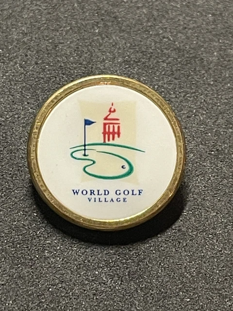 RARE WORLD GOLF Hall Of Fame 3/4" Brass Stem Golf Marker - St ...