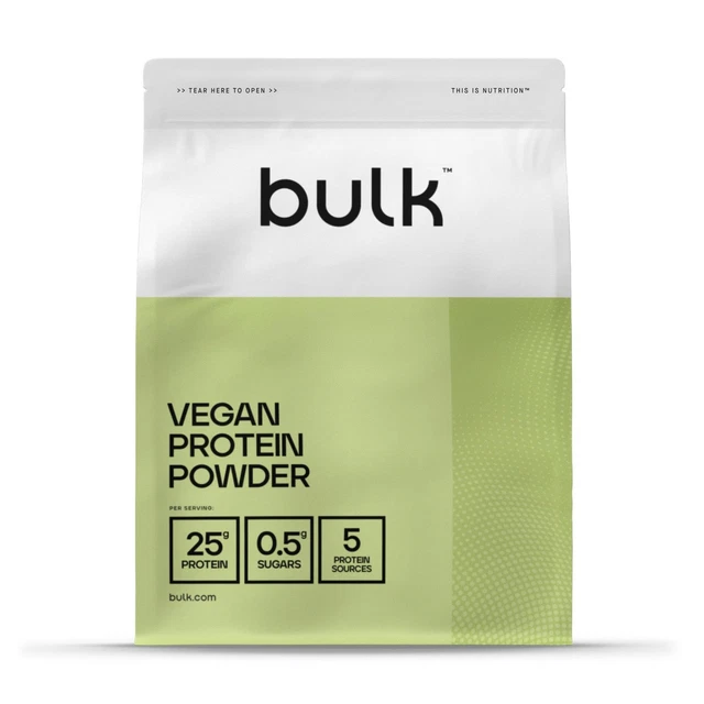 BULK PROTEIN POWDER, Plant Based Protein Shake, Vanilla, 2.5 kg, New ...