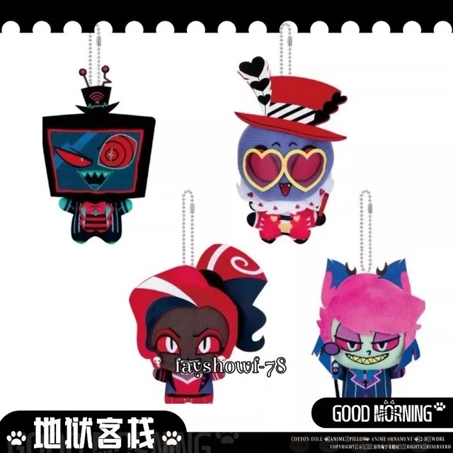 HAZBIN HOTEL VOX Vincent Charlie Morningstar Plush Doll 4" Pendant ...