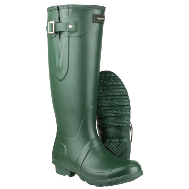 COTSWOLD WINDSOR TALL Wellington Boot Green Manufactured with a Rubber ...
