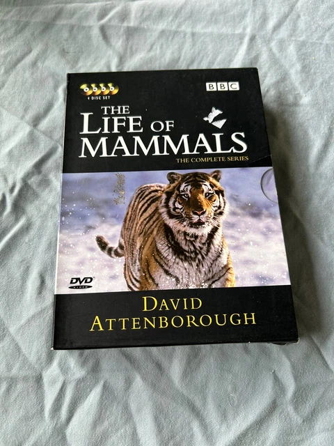 THE LIFE OF Mammals Complete Series DVD BBC David Attenborough 4 Discs ...