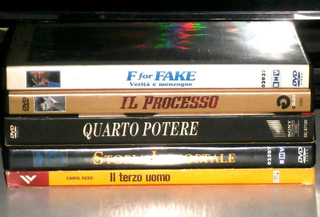 ORSON WELLES 5 DVD Il Processo Storia Immortale Il Terzo Uomo Quarto Potere EUR 41,99 - PicClick IT