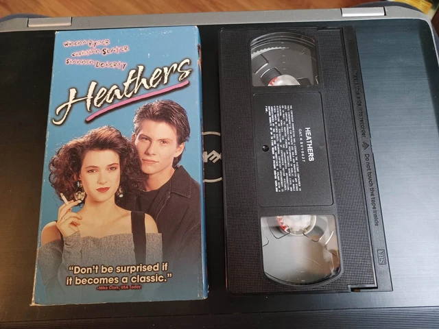 Heathers Vhs Rare Hard To Find Htf Oop Christian Slater Winona Ryder