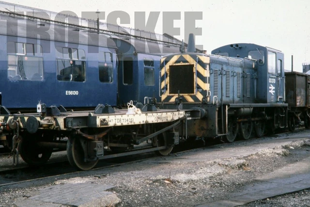 35MM SLIDE BR British Railway Diesel Loco Class 03 03370 Norwich 1981 ...