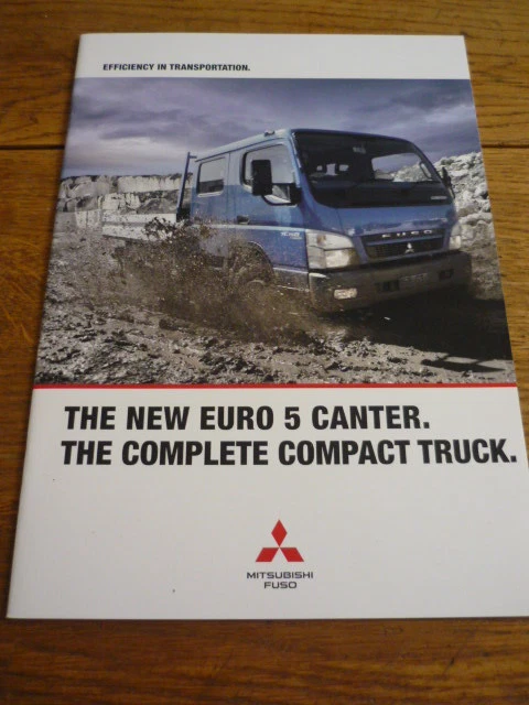 MITSUBISHI FUSO EURO 5 Canter Truck, Lorry, Commercial Brochure £5.99 - PicClick UK