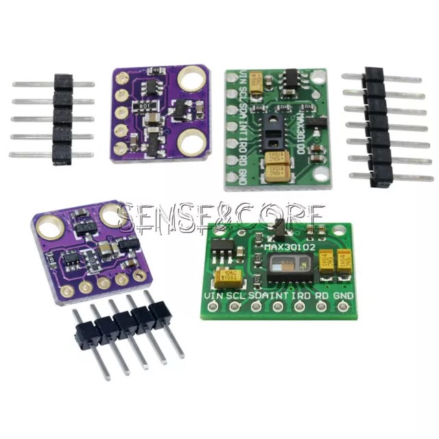 MAX30102 MAX30100 BREAKOUT Heart Rate Sensor Blood Oxygen Transducer ...
