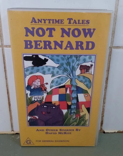 ANYTIME TALES - Not Now Bernard - Factory Sealed Pal Vhs Abc Video 1991 ...