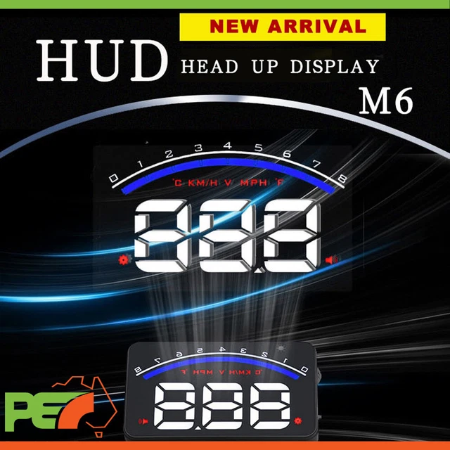 M6 HUD 3.5& OBD II 2 Speed Warning Gauge Fuel Consumption For BMW 318d ...